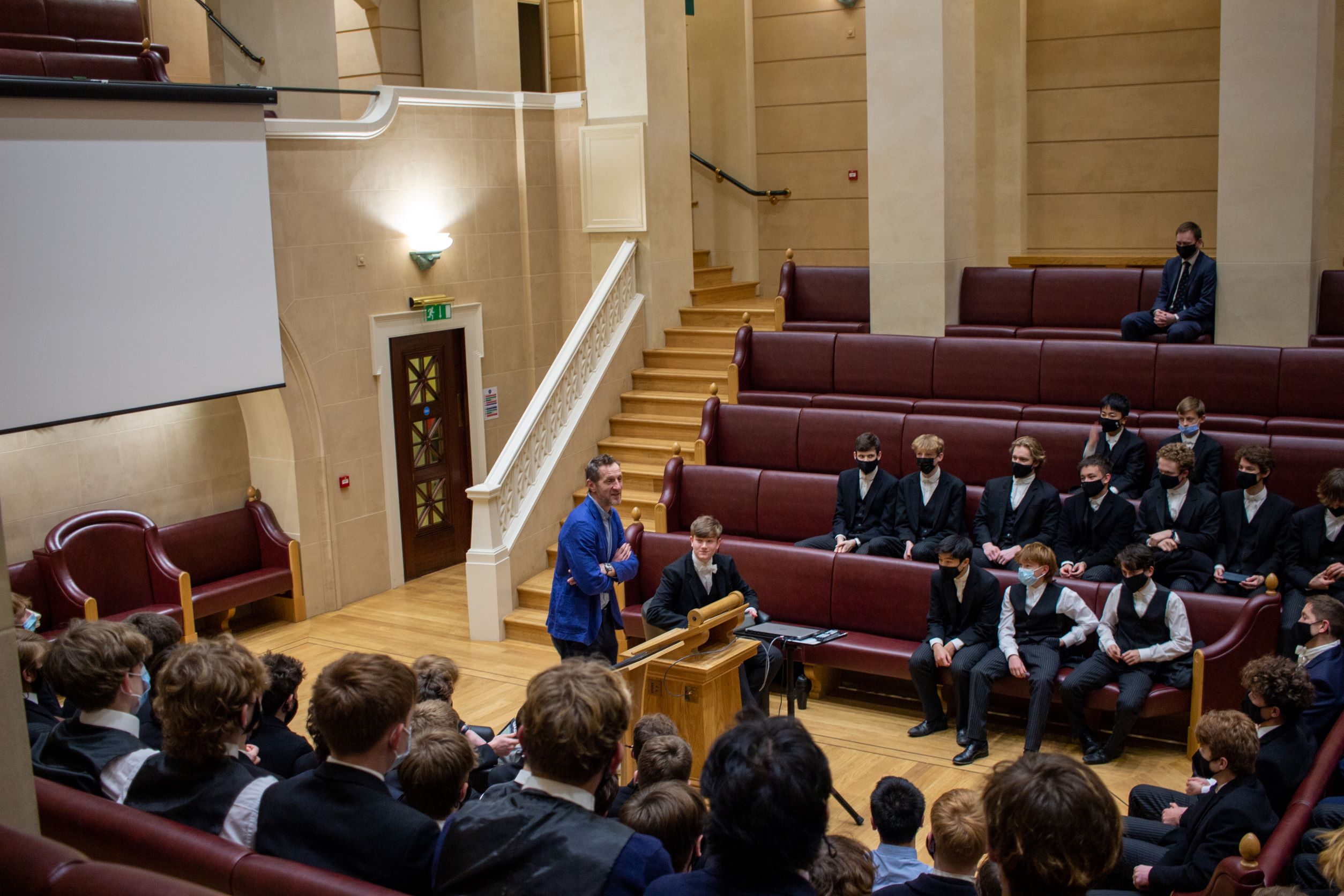 Rugby Legend Will Greenwood Entertains SportsSoc - Eton College