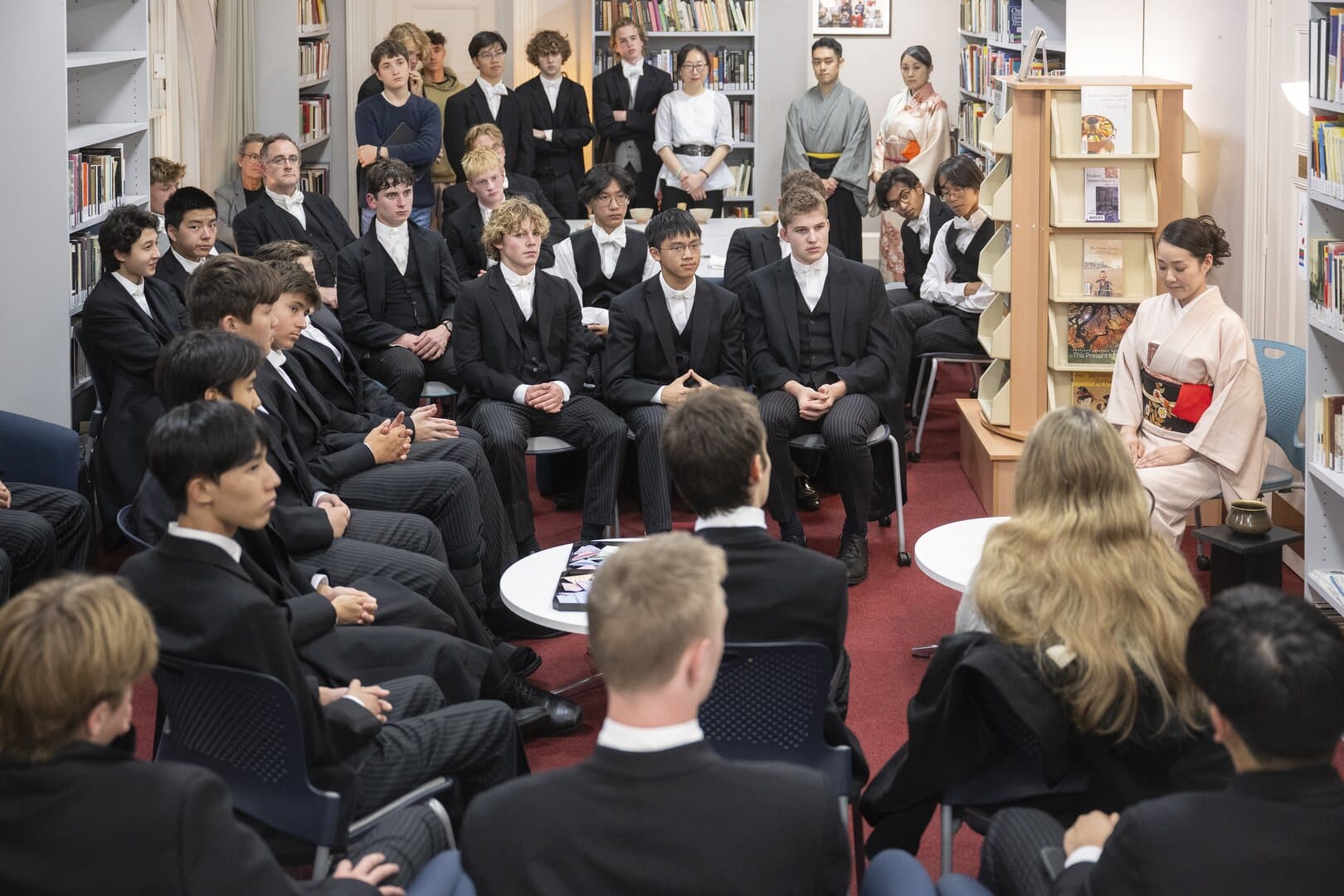 Japanese Tea Ceremony Wows Audience in the Gladstone Library - Eton College