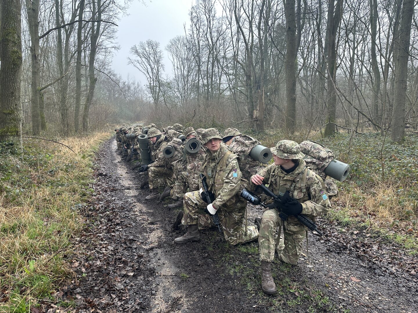 CCF Undertake Training Weekend at British Army Training Camp - Eton College